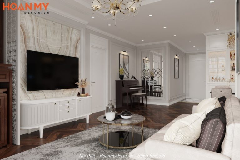 +45 Mẫu thiết kế nội thất chung cư 65m2 2 phòng ngủ đẹp 2026