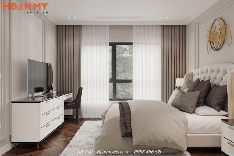 +45 Mẫu thiết kế nội thất chung cư 65m2 2 phòng ngủ đẹp 2026