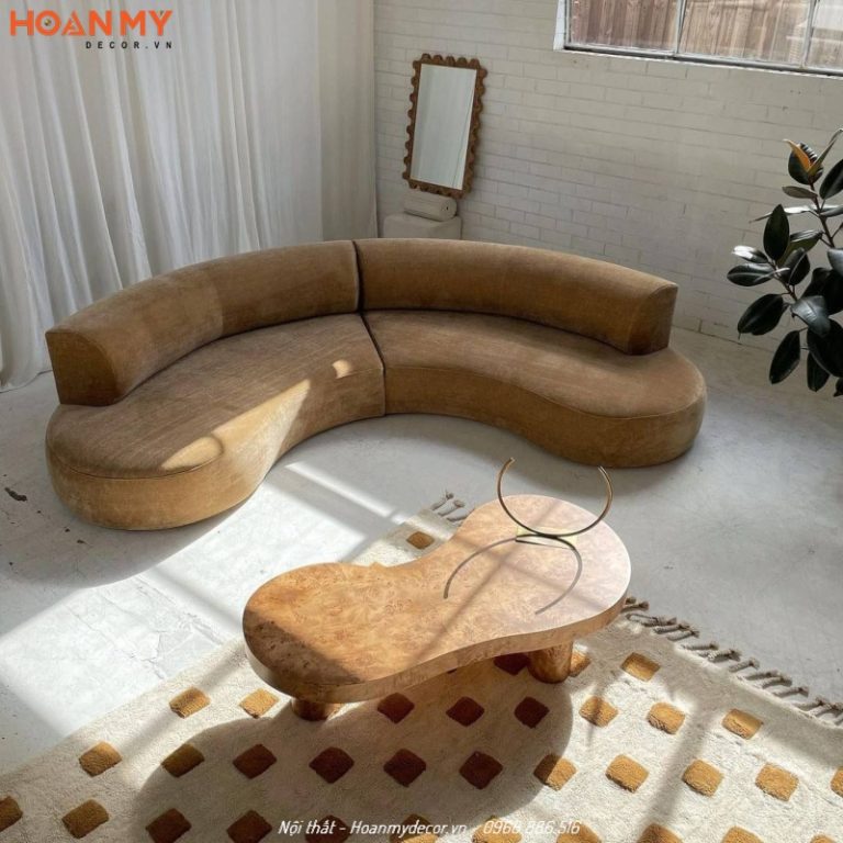 TOP+50 Mẫu ghế sofa cong nghệ thuật - Xu hướng nội thất 2025